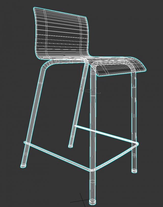 bar stool 3D Model in Stool 3DExport
