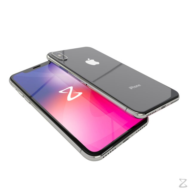 apple iphone x 3D Model in Phone and Cell Phone 3DExport