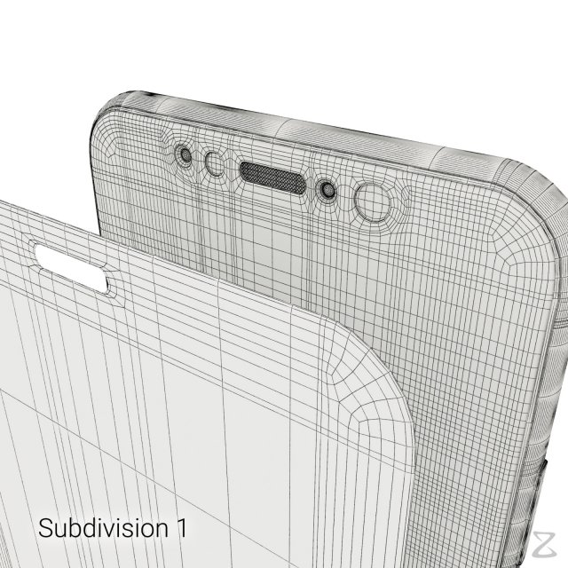 apple iphone x 3D Model in Phone and Cell Phone 3DExport