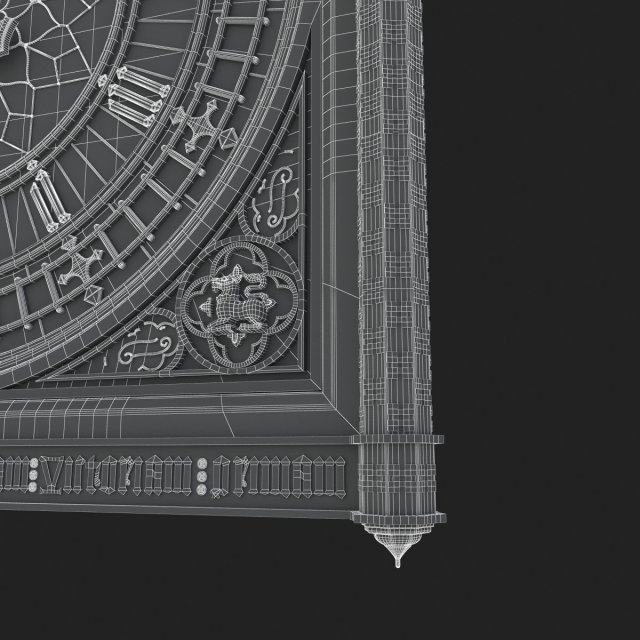 big classical clock luxury 3D Model in Decoration 3DExport