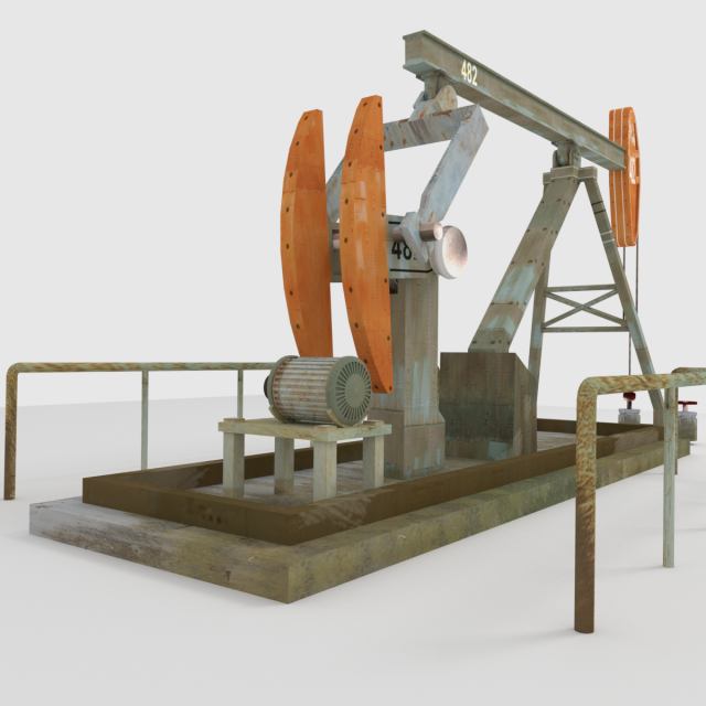 oil pump 3D Model in Machines 3DExport