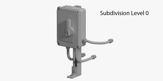 industrial power switch 3D Model in Parts 3DExport