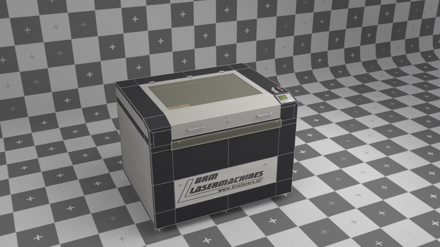 laser 3D Model in Machines 3DExport