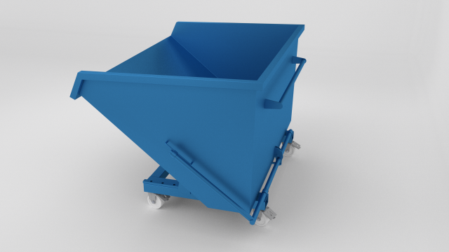 industrial waste skip 3D Model in Machines 3DExport