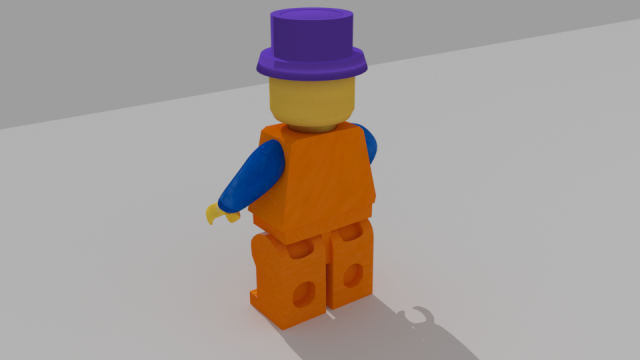lego figure 3D Model in Toys 3DExport