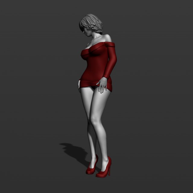 pretty woman part 5 3d print model 3D Print Model in Woman 3DExport