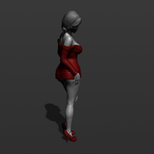 pretty woman part 5 3d print model 3D Print Model in Woman 3DExport