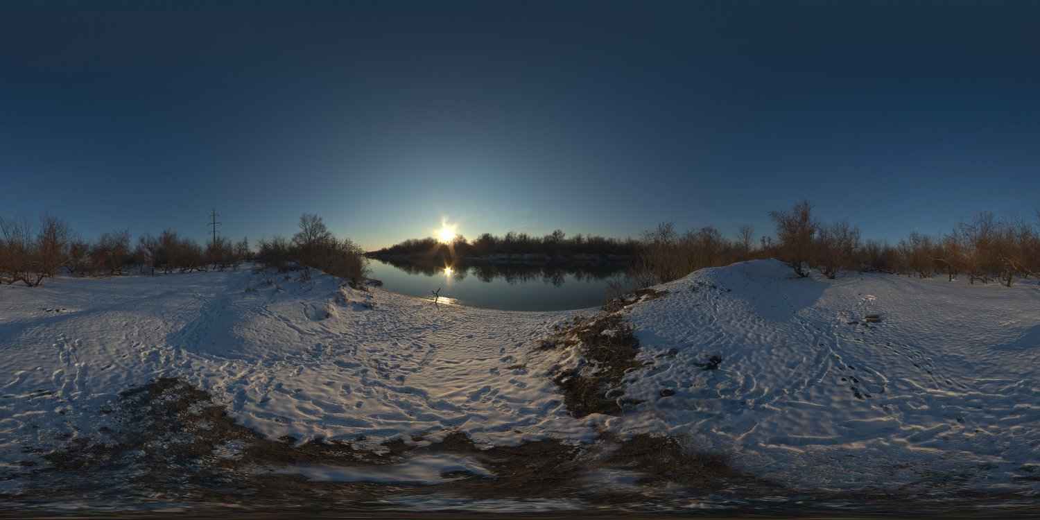 hdri river sunset texture with free 32 bit sample CG Textures in Skies ...