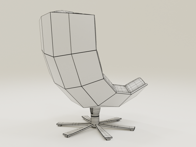 comfortable leather chair Free 3D Model in Chair 3DExport