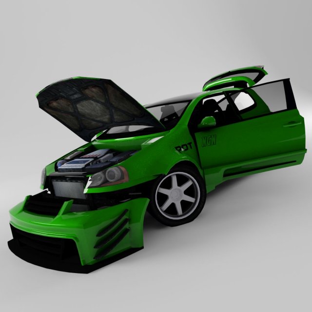 volkswagen golf 5 3D Model in Sport Cars 3DExport