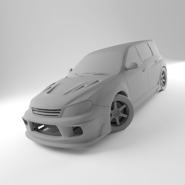 subaru 3D Model in Sport Cars 3DExport