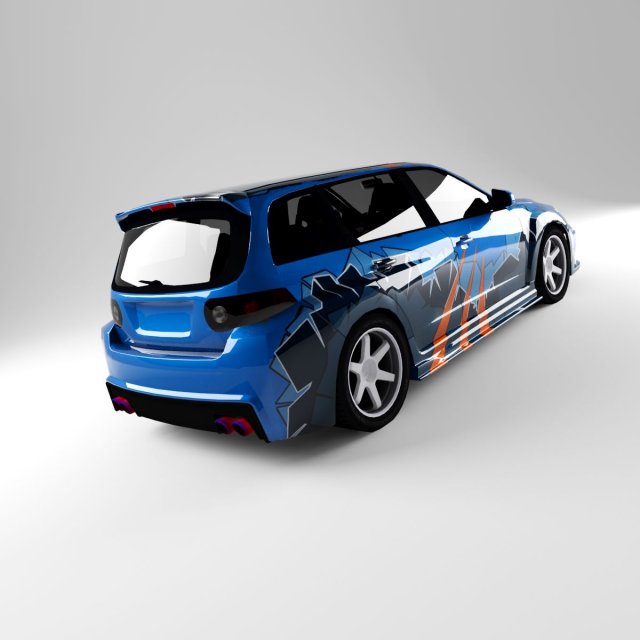 subaru 3D Model in Sport Cars 3DExport