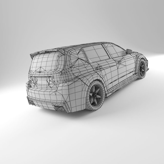 subaru 3D Model in Sport Cars 3DExport