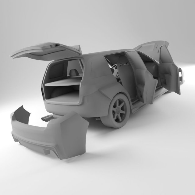 subaru 3D Model in Sport Cars 3DExport