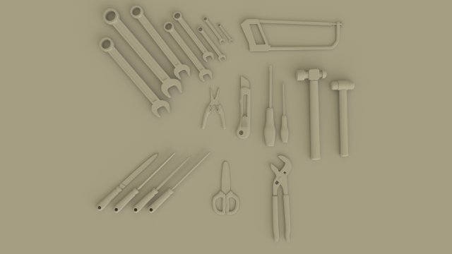 tools Free 3D Model in Tools 3DExport