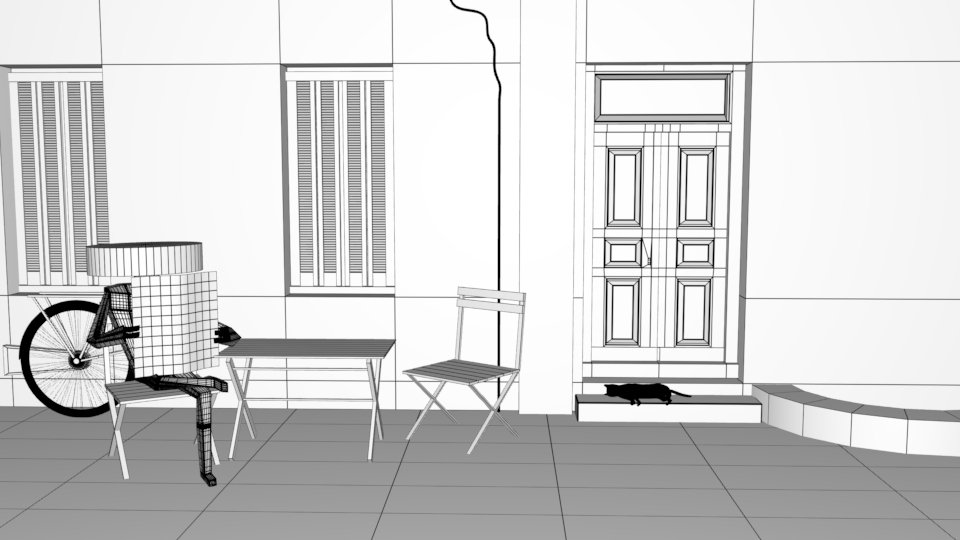 Simple Free 3D Model in Buildings 3DExport