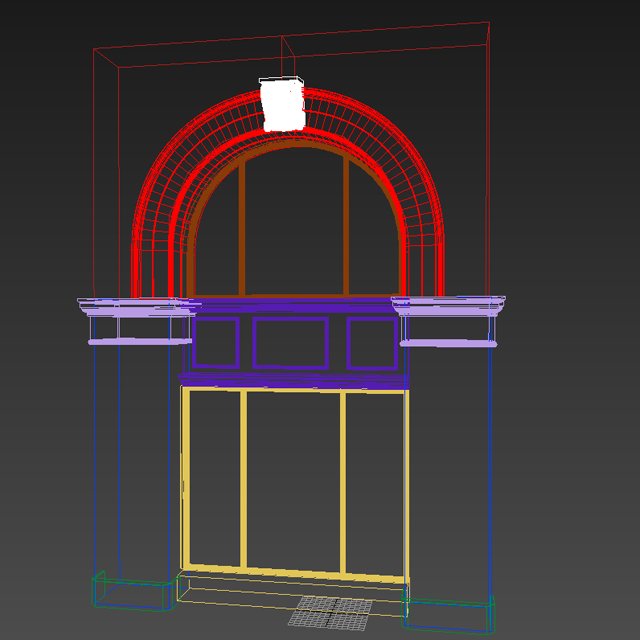 Architecture Detail-Classic window arc- 3D Model in Miscellaneous 3DExport