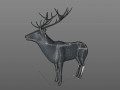 Stag Deer Rigged Low Poly Animal 3D Model in Deer 3DExport