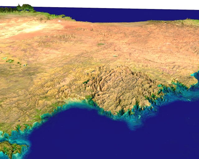 australia 3d map 3D Model in Landscapes 3DExport