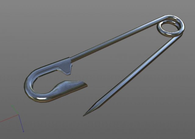 safety pin 3D Model in Other 3DExport