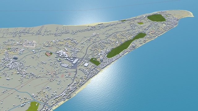 Messina city italy 150km 3D Model in Buildings 3DExport