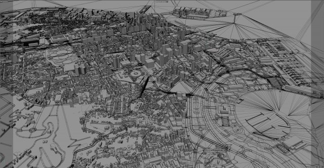 Rio de janeiro city brazil 80km 3D Model in Buildings 3DExport