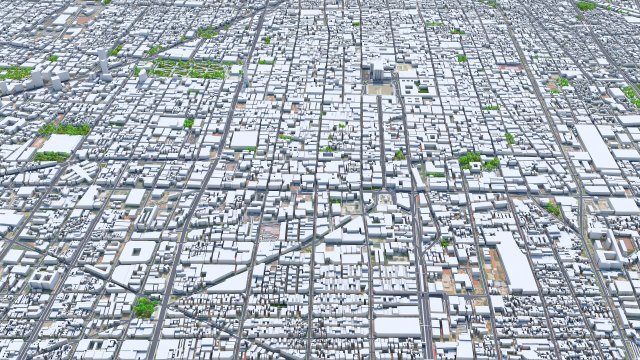 Mexico Downtown City Mexico 10km 3D Model in Buildings 3DExport