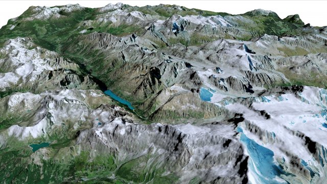 Alps Valle D Aosta Italy Terrain 3D Model in Landscapes 3DExport