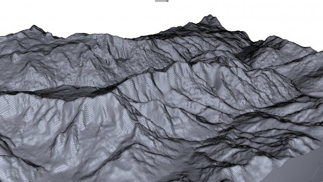 Monte Zabus Italy Terrain 3D Model in Landscapes 3DExport