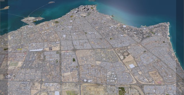 Kuwait city 80km 3D Model in Buildings 3DExport