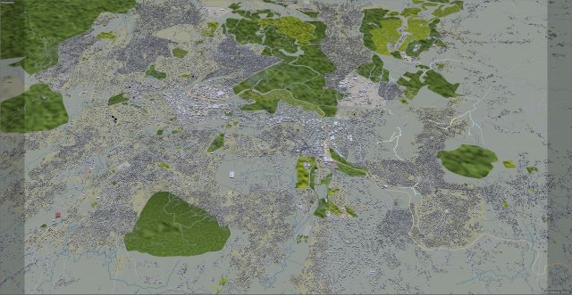 Limbe city Blantyre Malawi 25km 3D Model in Cityscapes 3DExport