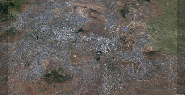 Limbe city Blantyre Malawi 25km 3D Model in Cityscapes 3DExport