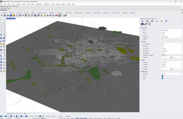 Lubumbashi city Congo 30km 3D Model in Cityscapes 3DExport