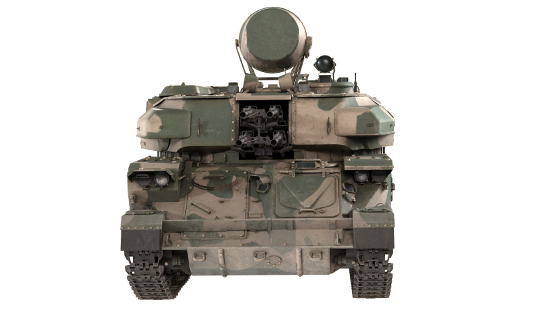 ZSU 23 4 Shilka Self Propelled Anti Aircraft 3D Model in Tank 3DExport
