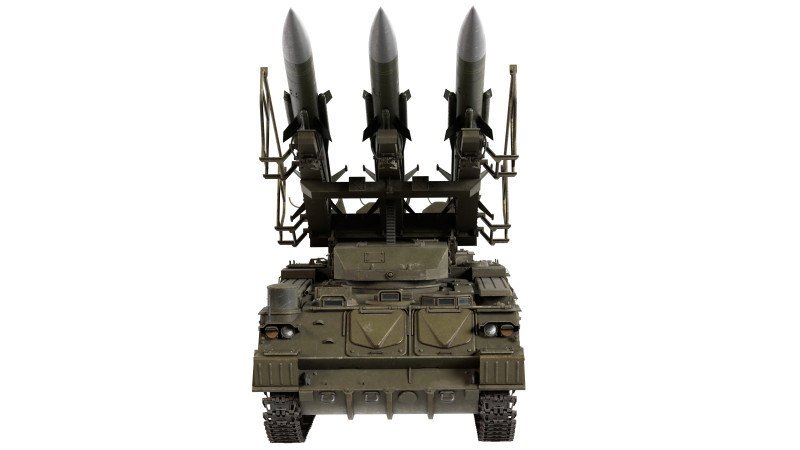 2K12 Kub Missile system 3D Model in Tank 3DExport