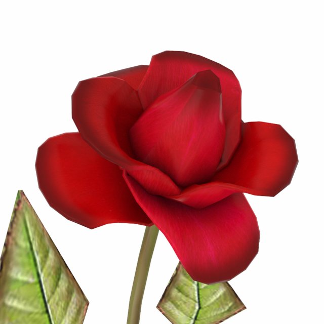 low poly rose 3D Model in Flowers 3DExport
