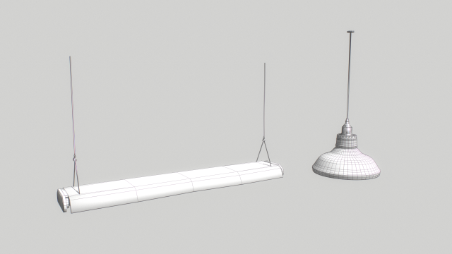 industrial lights 3 3D Model in Ceiling Lights 3DExport