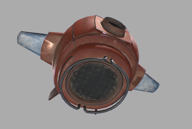 sci fi camera drone 3D Model in Fantasy Spacecraft 3DExport