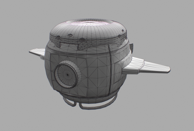 sci fi camera drone 3D Model in Fantasy Spacecraft 3DExport