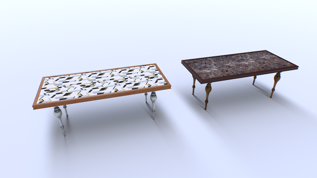Classic Table 1 3D Model in Table 3DExport