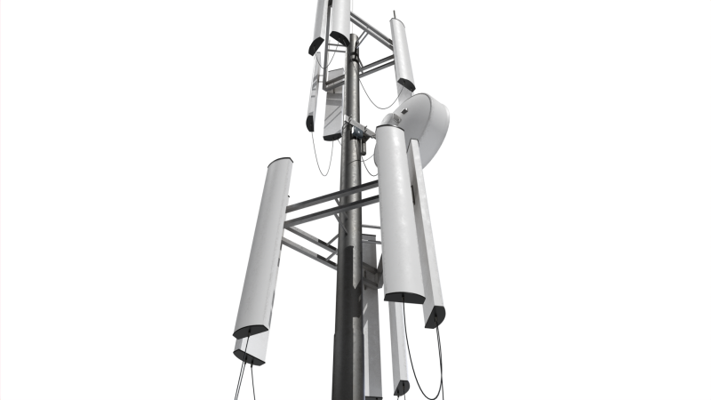 Cell Phone Towers 2 3D Model in Parts 3DExport