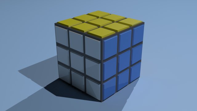 3d cubic cube model low poly 3D Model in Toys 3DExport