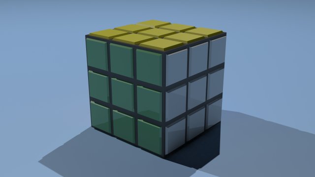 3d cubic cube model low poly 3D Model in Toys 3DExport