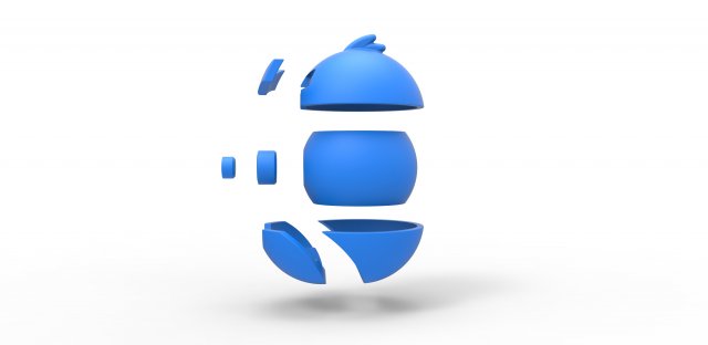 Angry bird Red orb 3D Print Model in Other 3DExport