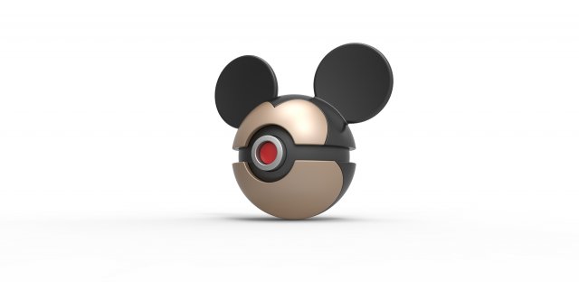 Mickey Mouse orb 3D Print Model in Other 3DExport