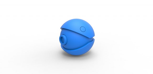 Pac-Man orb 3D Print Model in Other 3DExport