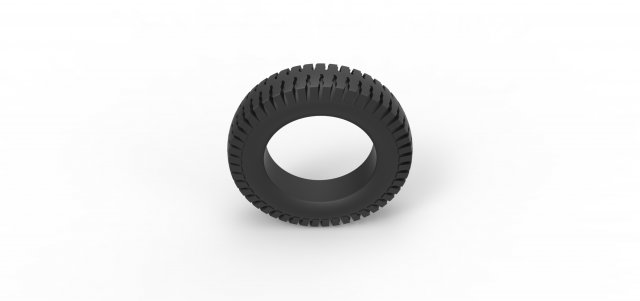 Diecast military tire 8 Scale 1 to 10 3D Print Model in Vehicle 3DExport