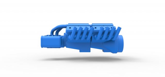 Diecast engine 2 V8 Version 2 Scale 1 to 25 3D Print Model in Vehicle ...