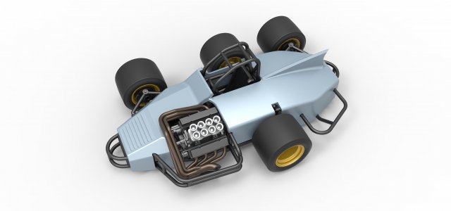 Diecast Supermodified 3-to-1 race car Scale 1 to 25 3D Print Model in ...