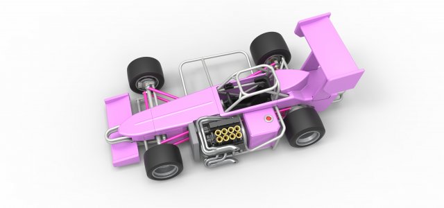 Diecast Supermodified front engine race car V2 Scale 1 to 25 3D Print ...